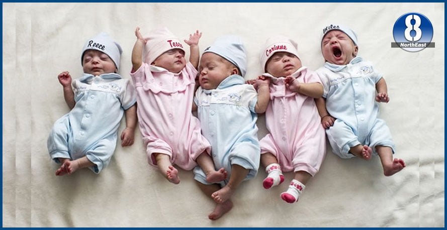 Woman Gives Birth To Quintuplets | NEWS8 NorthEast